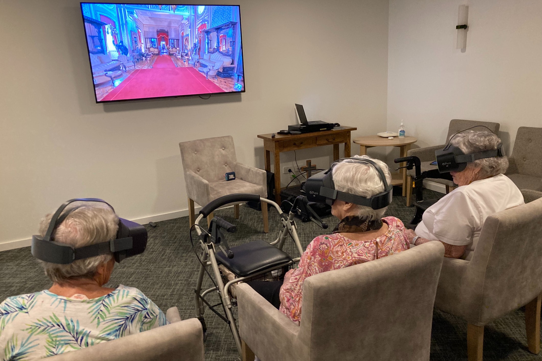 Virtual reality bringing residents into a new world and encouraging ...